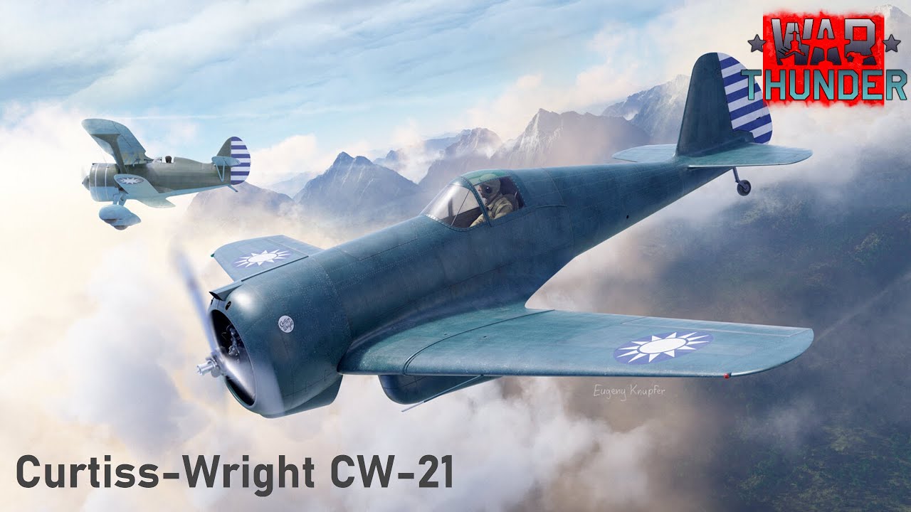Warthunder - [CHN] Curtiss-Wright CW-21 - Map: Berlin (Air Arcade ...