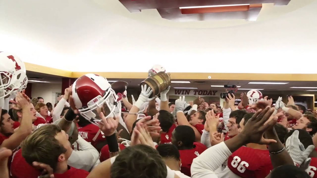 Postgame Locker Room: Indiana 23, Purdue 16 (Nov. 29, 2014) - YouTube