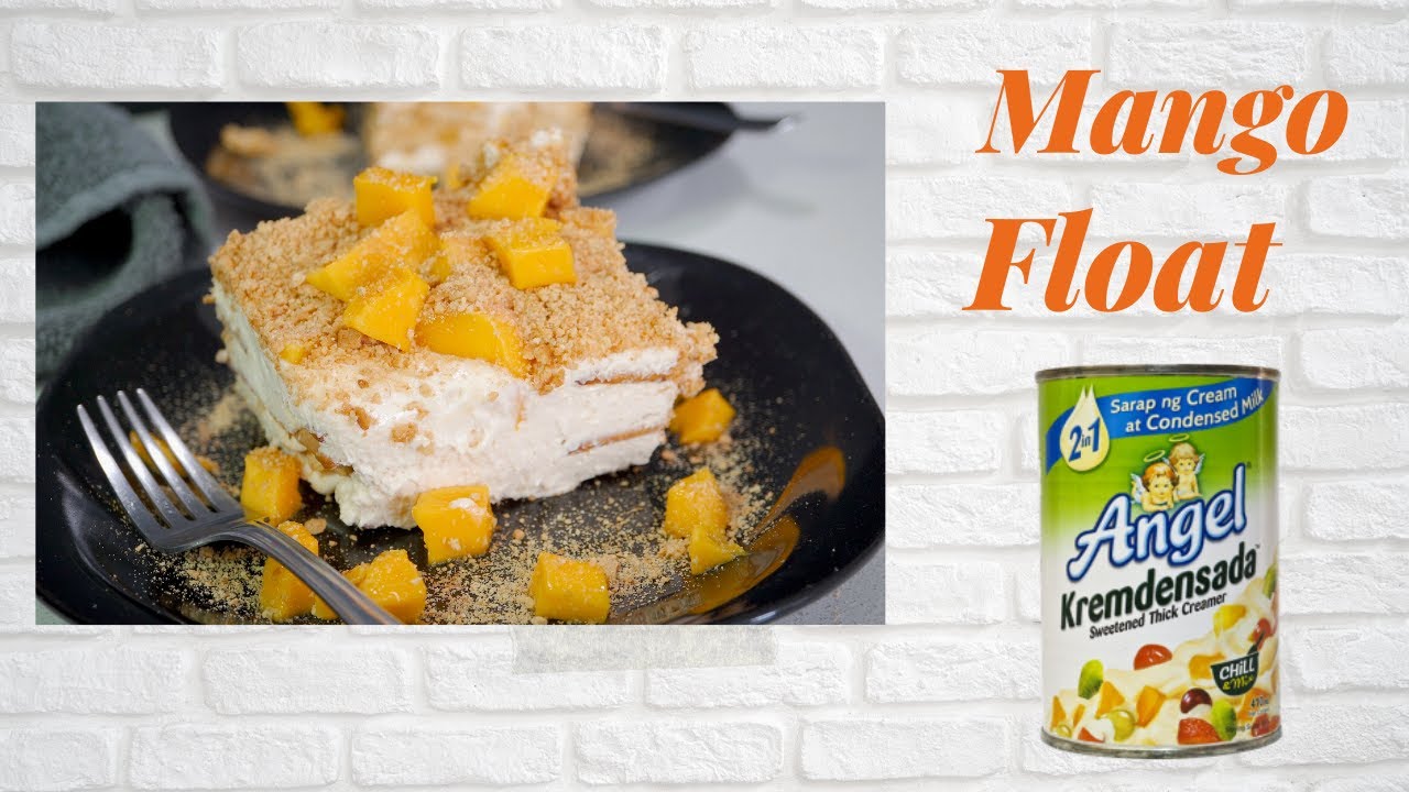 Super Easy Mango Float | Using Kremdensada | 3 Ingredients - YouTube