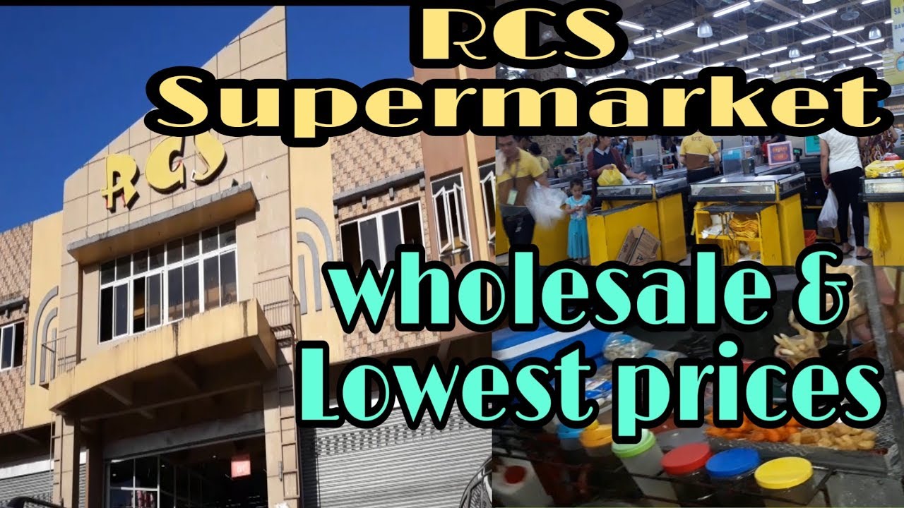 Nag-Grocery sa RCS Supermarket at Foodtrip | Street Foods - YouTube