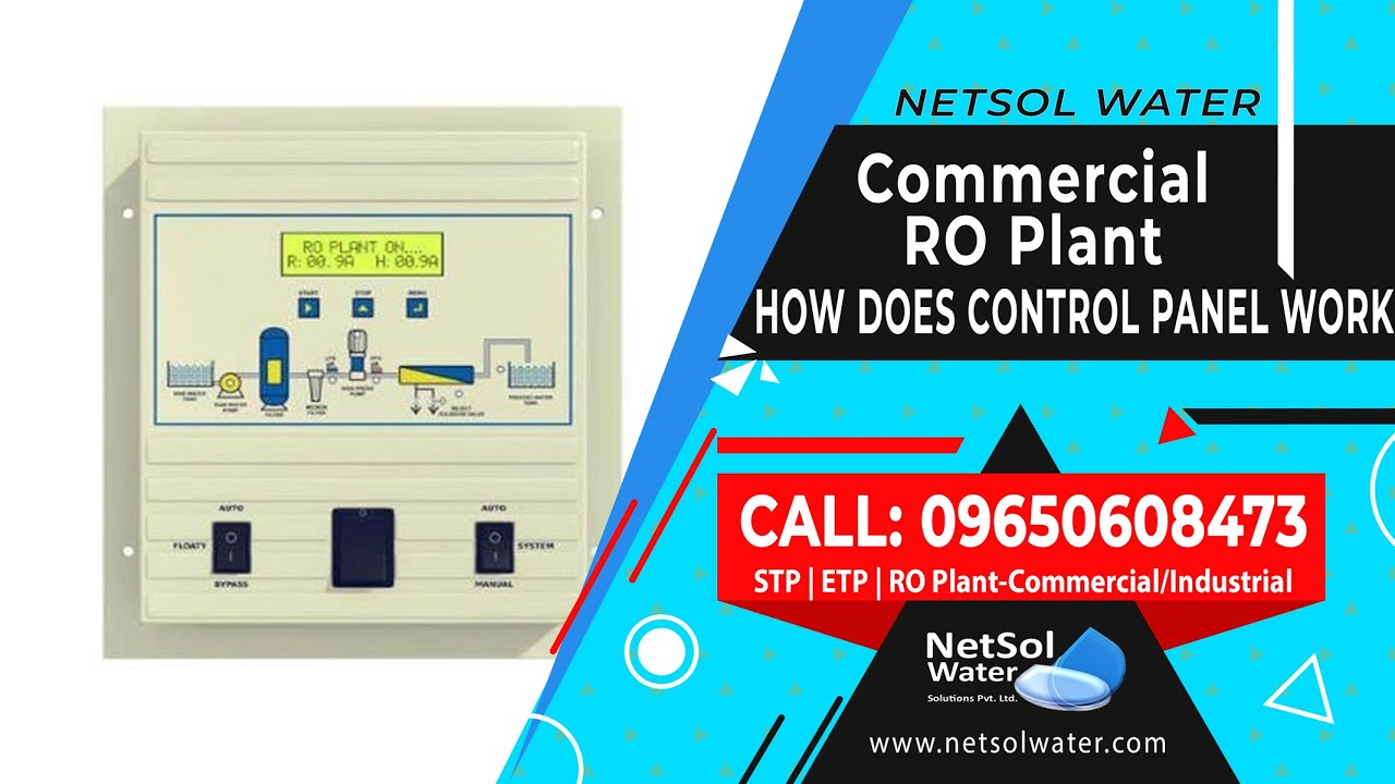 Commercial RO Plant Control Panel: Work, Uses, Benefits - Netsol Water ...