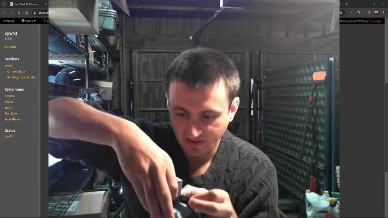 rust on raspberry pi pico w (embassy-rs) and using the vl53L0X time of flight sensor - YouTube