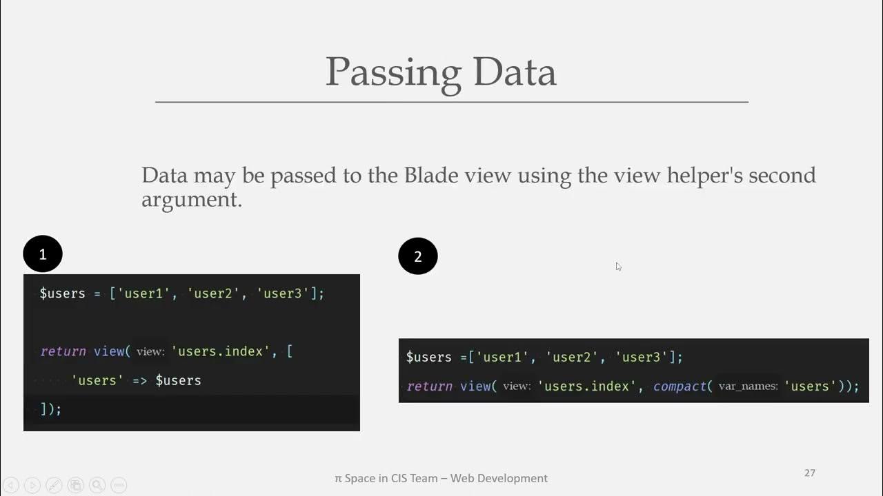 Session 32 Laravel Routes And Controllers And Views Youtube