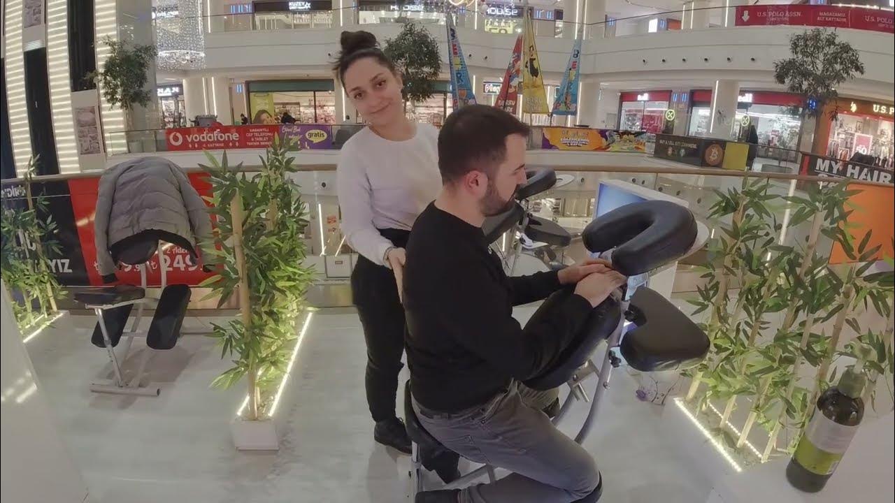 Lady Sedef Refreshing Chair Therapy Asmr Back Neck Shoulder Arm Palm
