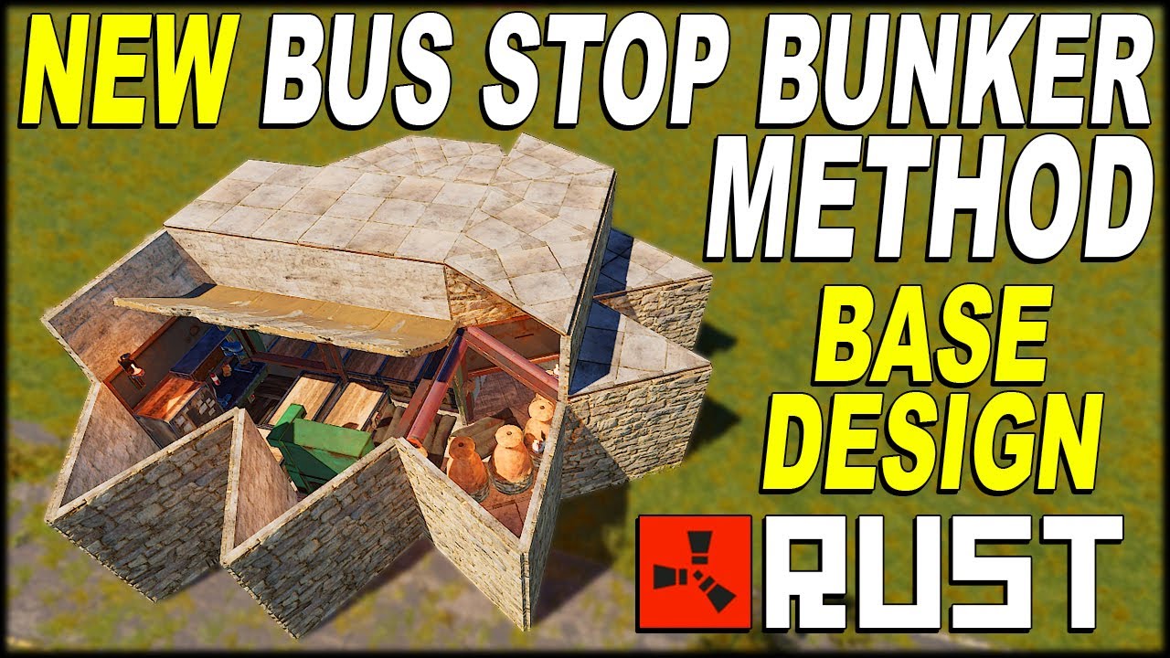 NEW BUS STOP BUNKER BASE DESIGN + SEAL - SMALL GROUP BASE - RUST BASE ...