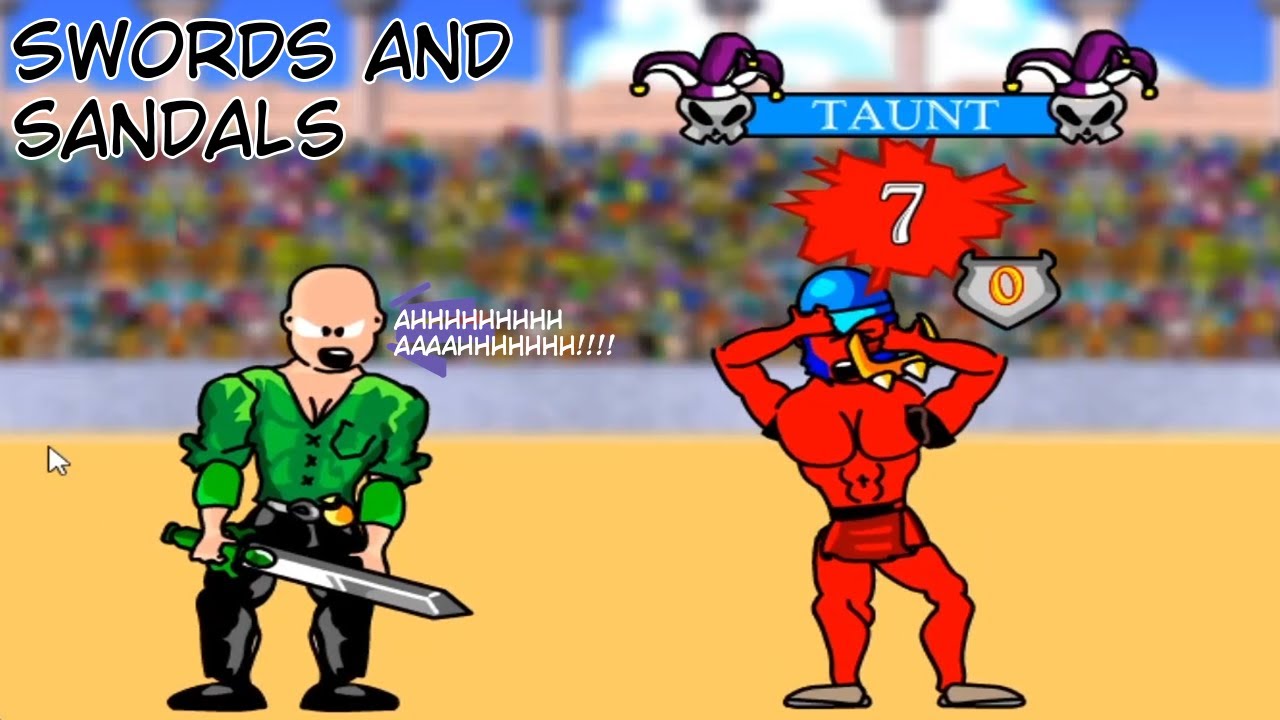 Killing people with the sound of my screams (Swords and sandals) - YouTube