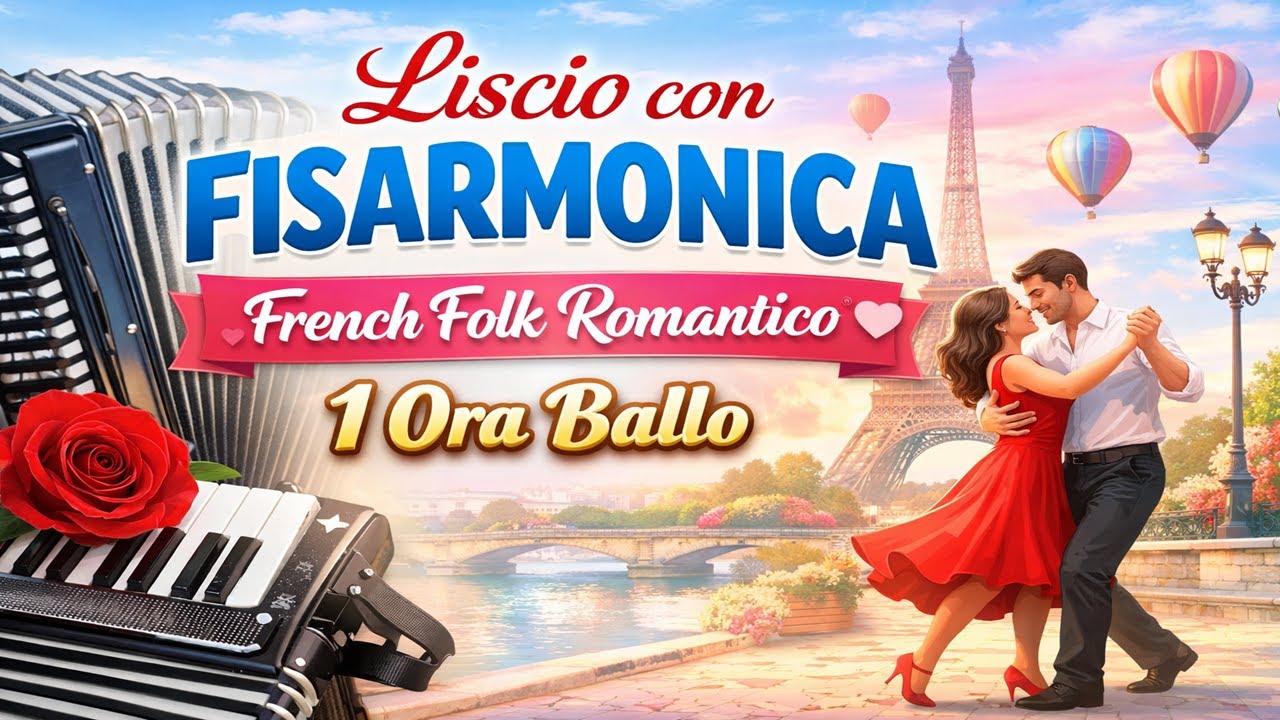 Liscio con Fisarmonica | French Folk Romantico | 1 Ora Ballo (Fisa ...