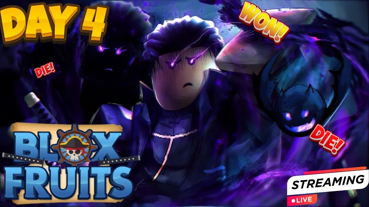 Day 4 ! Roblox Blox Fruits Lv.1 to Max ! Use Lava Fruit - YouTube