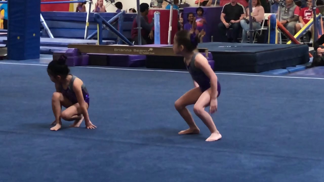 Leilani Aaliyah gymnastic at early stage - YouTube
