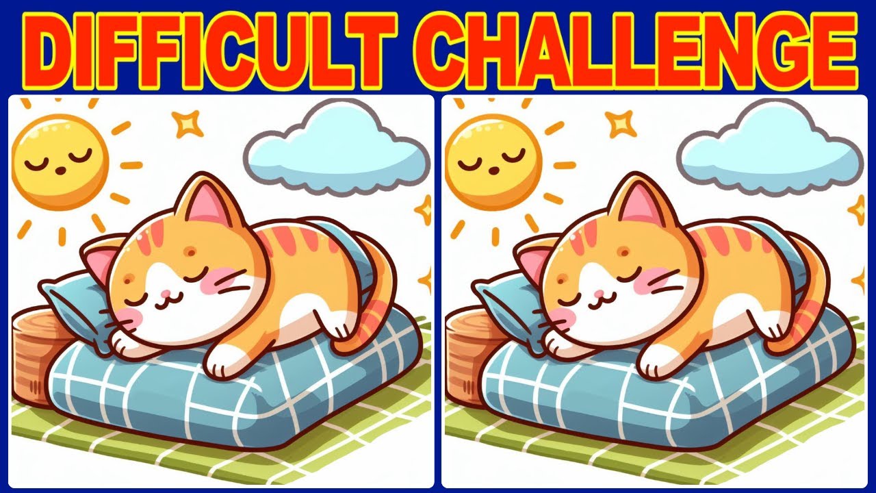 【Spot & Find the differences】Enjoyable Brain Exercise🔍 Can You Master ...