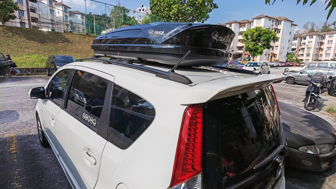 Alza dengan Roofbox Taka lalu palang tol 2.1m - YouTube