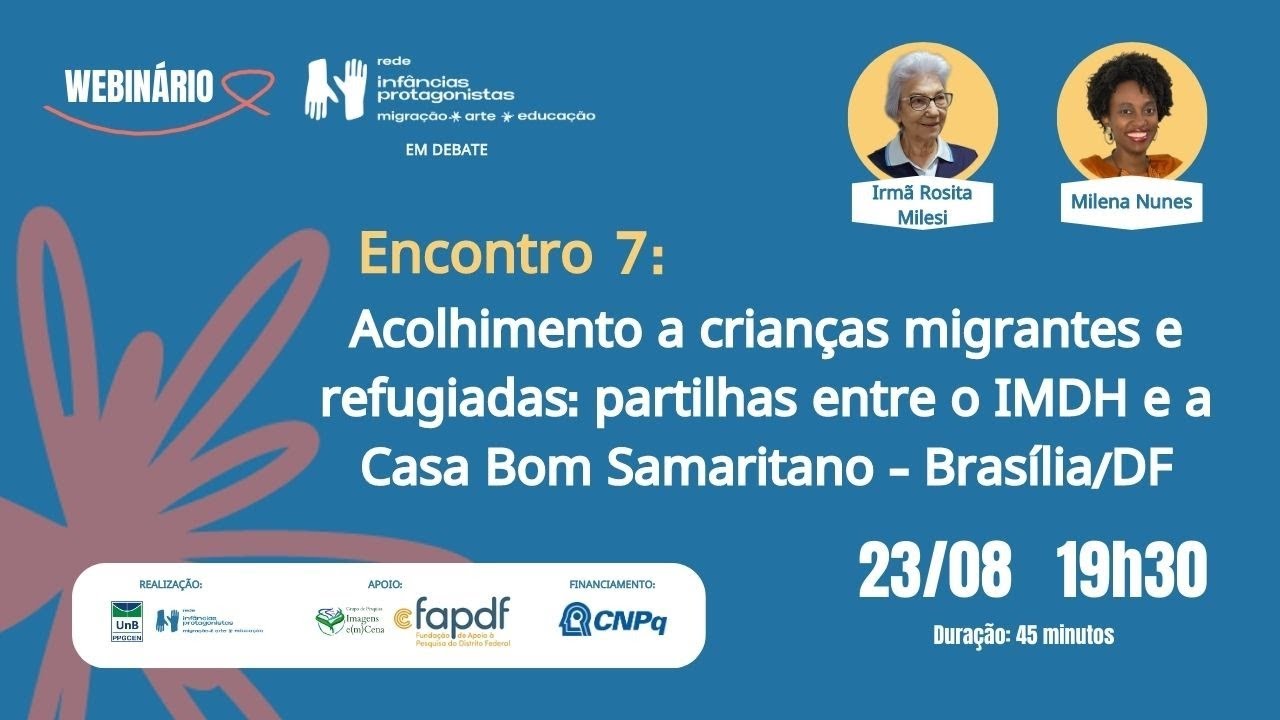 Webinário 7 - Acolhimento a crianças migrantes e refugiadas partilhas ...