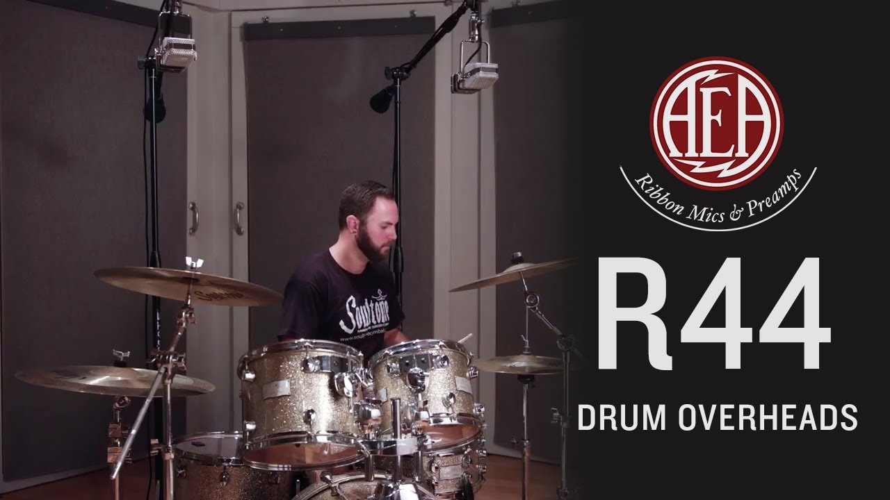 AEA R44 - Drum Overheads - Listening Library - YouTube