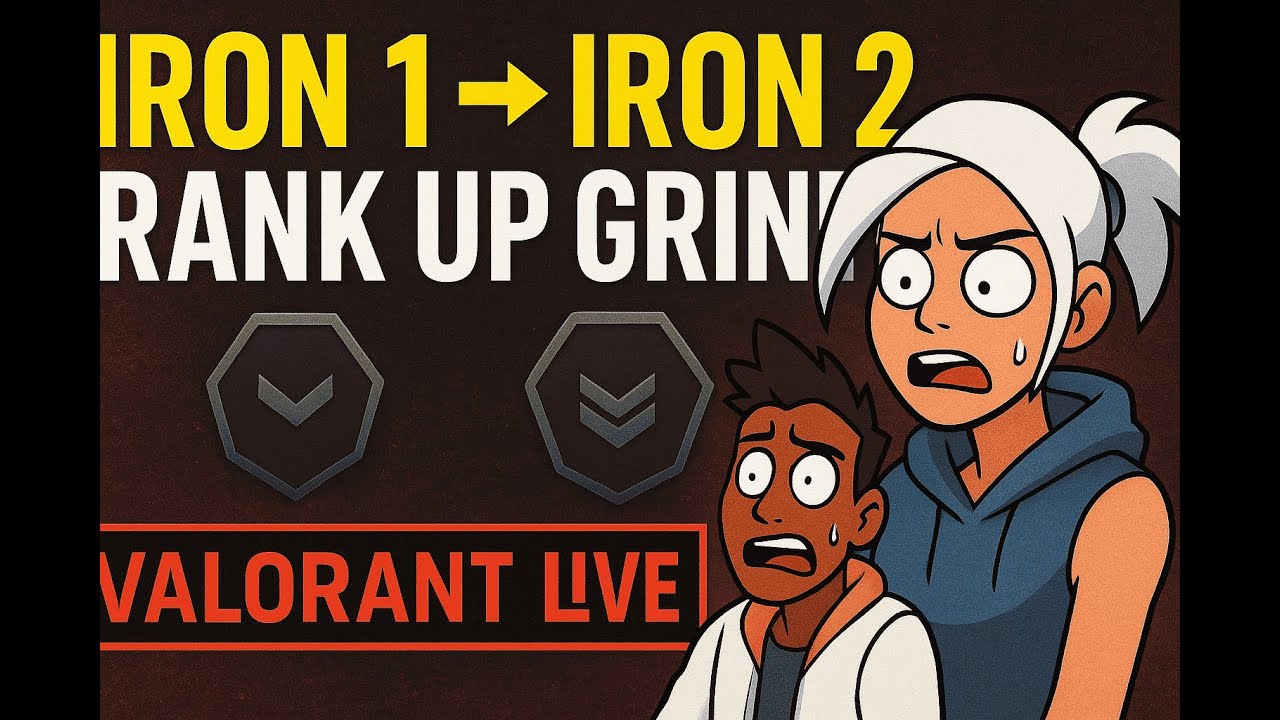 IRON 1 ️ IRON 2 RANK UP GRIND 💀 | Valorant LIVE with Vorttex_Vangy ...
