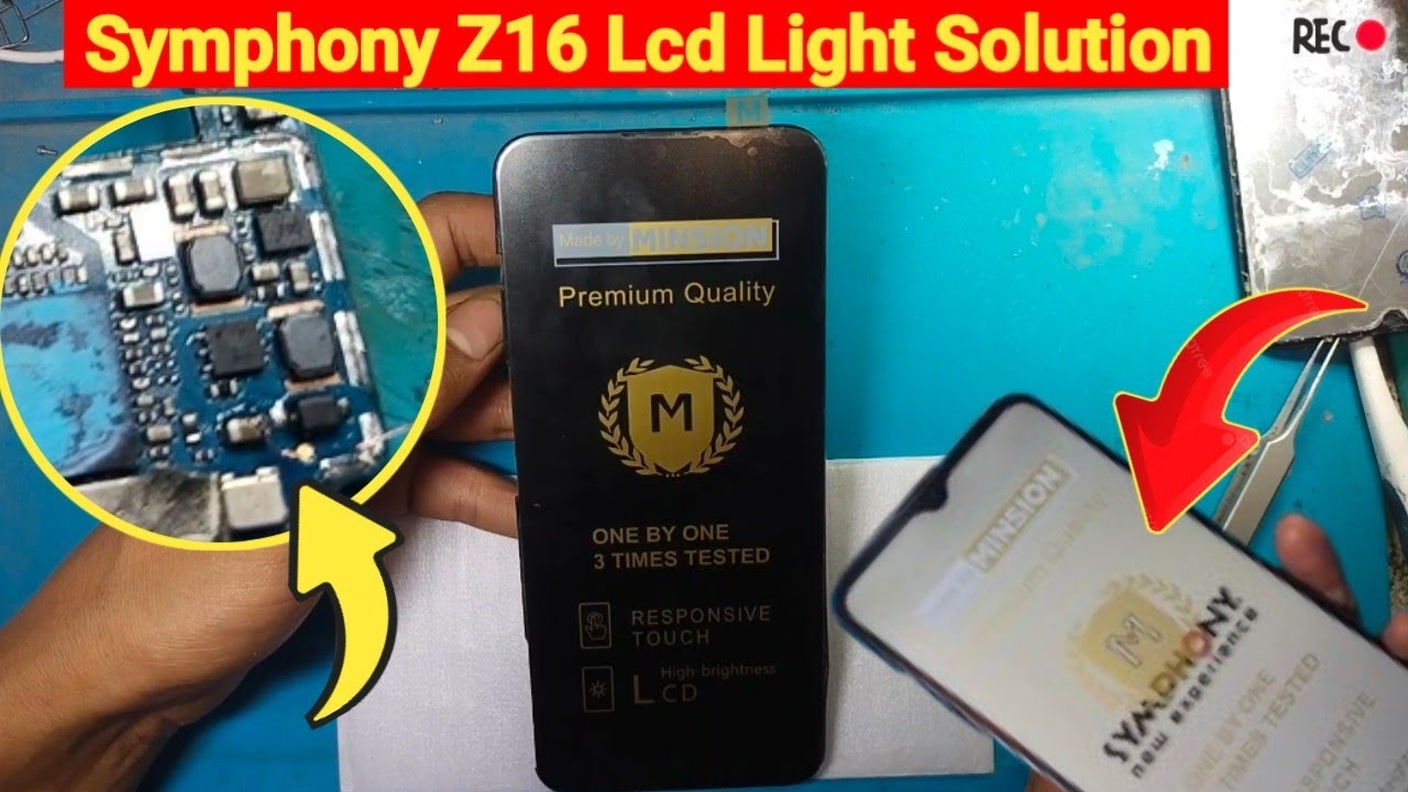 Symphony Z16 Lcd Light Solution # Gsm Platform - YouTube