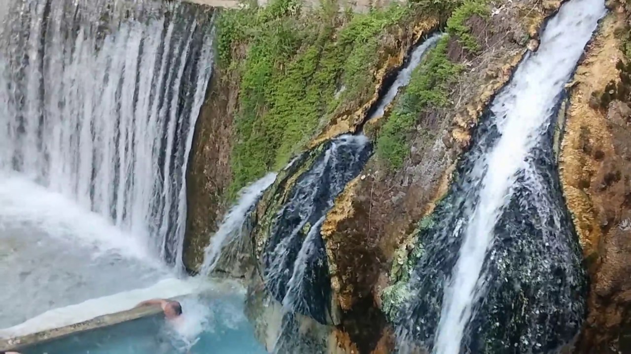 Loutra Loutrakiou or Loutra Pozar thermal baths - YouTube