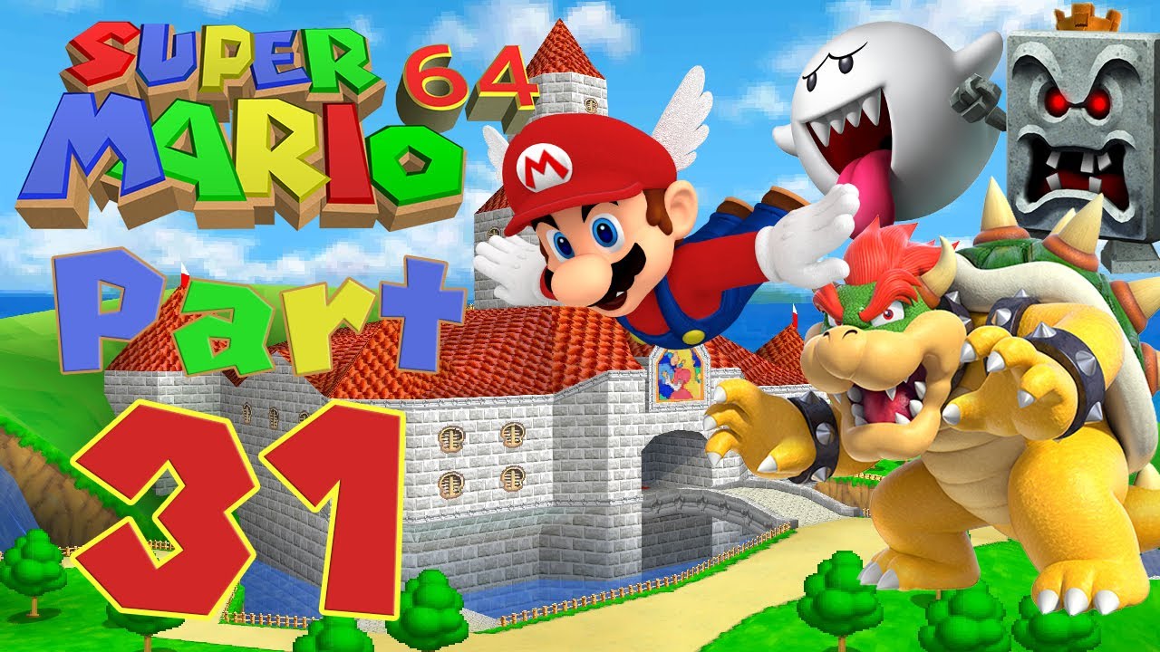 Super Mario 64 Part 31 - How we activate the canon in WET-DRY world ...