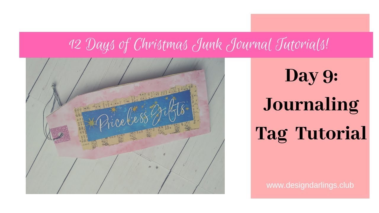 How to make a Journaling Tag - YouTube