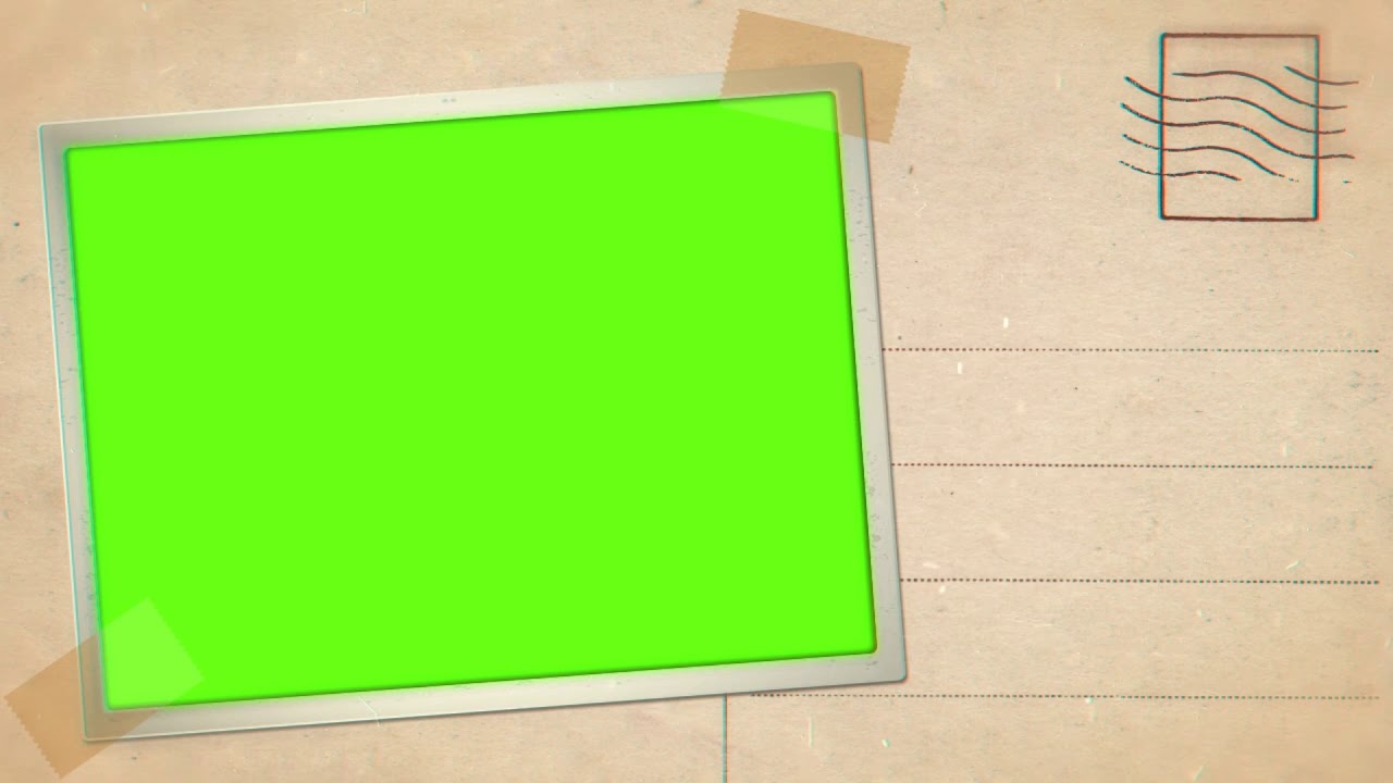 Postcard | Placeholder | Green Screen | Free to use | No Copyright ...