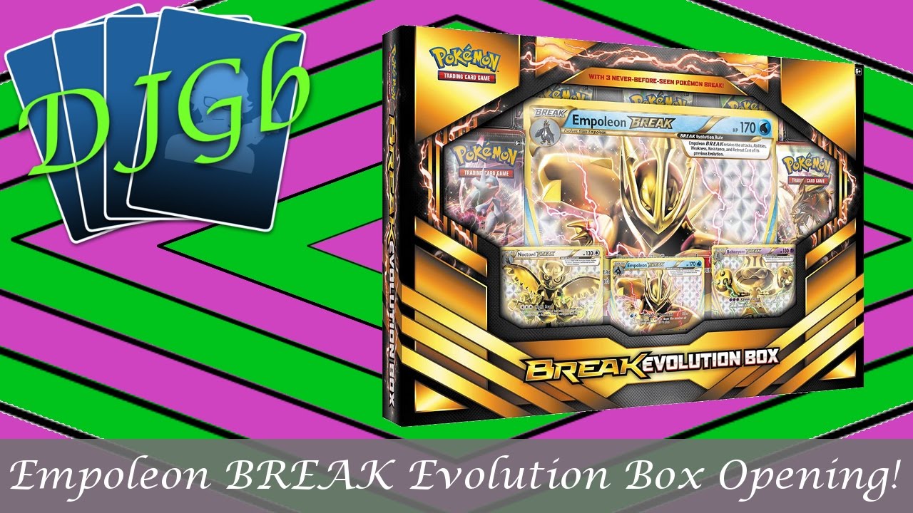 Empoleon BREAK Evolution Box Opening - Pokémon TCG! - YouTube