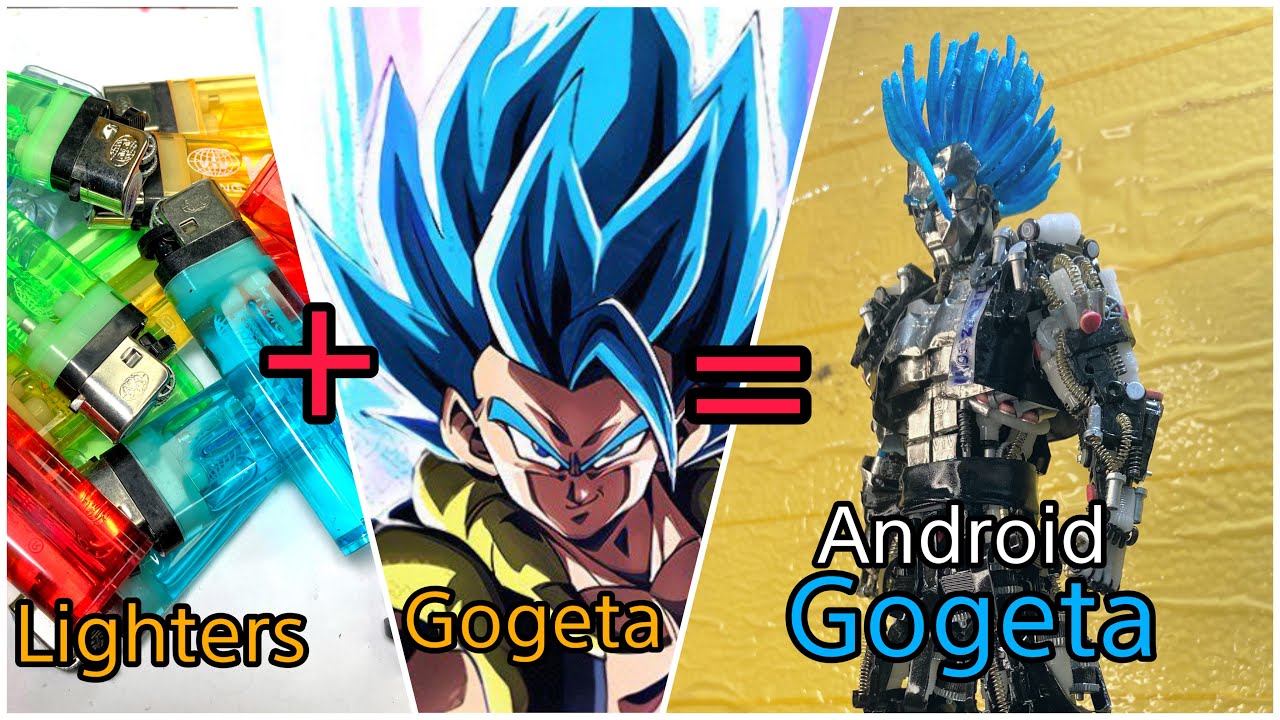 Make gogeta from lighters ? - #craft #diy #robot #anime #dragonball ...