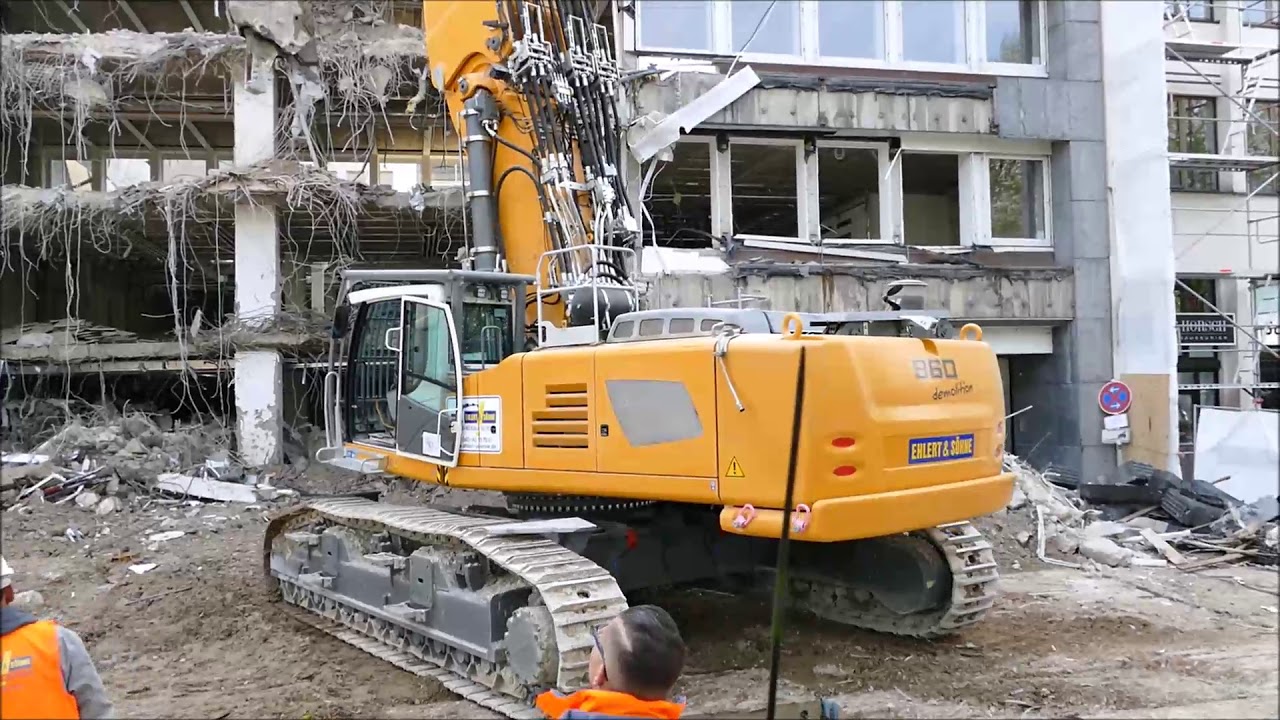 Liebherr R 960 Demolition Ehlert&Söhne in Aktion, Teil 2 - YouTube