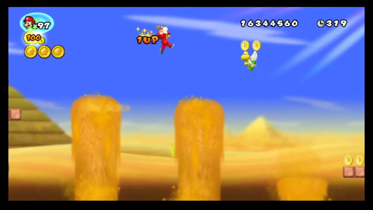 NSMB Desert Theme in New Super Mario Bros. Wii! - YouTube