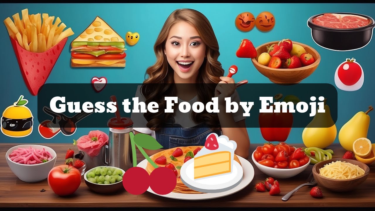 🍔🌮 Guess the Food by Emoji Challenge! 🍕🍟 Fun and Delicious Quiz - YouTube