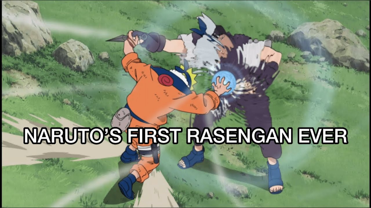Naruto's FIRST RASENGAN!! Naruto Saves Hokage Tsunade Against Kabuto ...