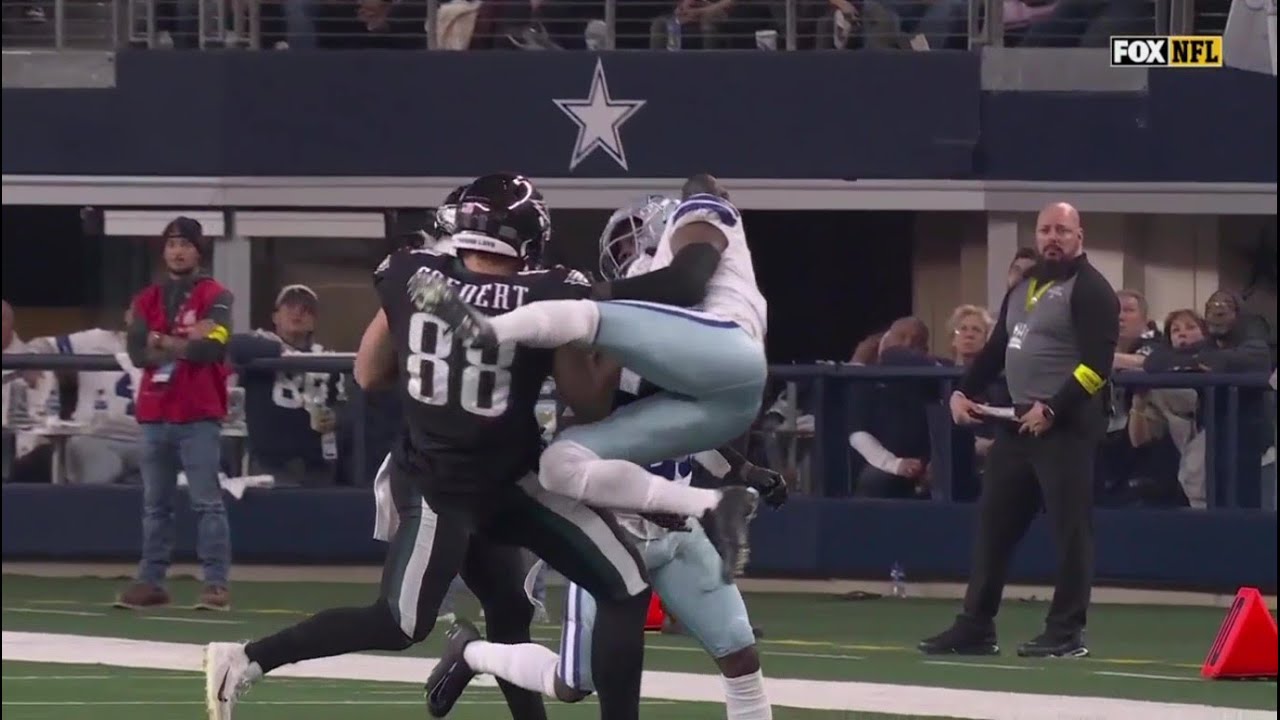 Dallas Goedert vs Donovan Wilson & Jayron Kearse (2022 wk 16) | TE vs S ...