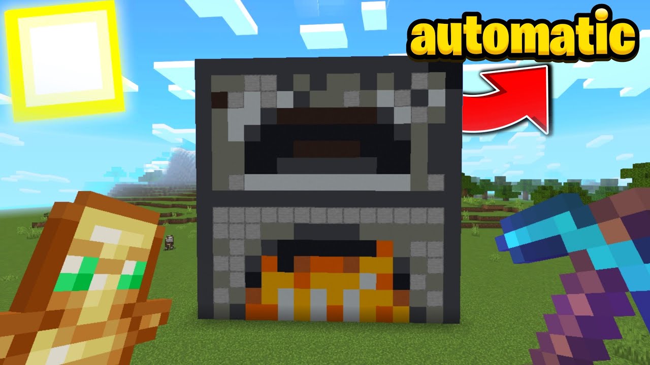 I built a giant furnace in my survival world - YouTube