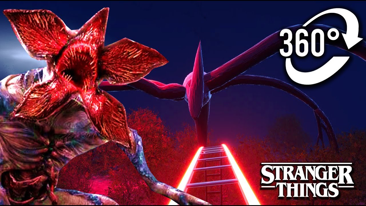 Roller Coaster in the Upside Down | Stranger Things | 360 VR Video | 8K ...