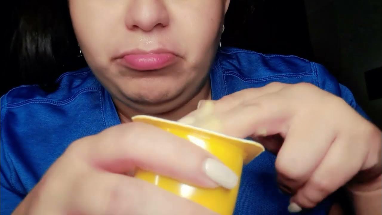 asmr lamiendo Danone - YouTube