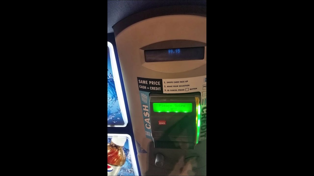Vending machine outside Walmart 100$ soda - YouTube