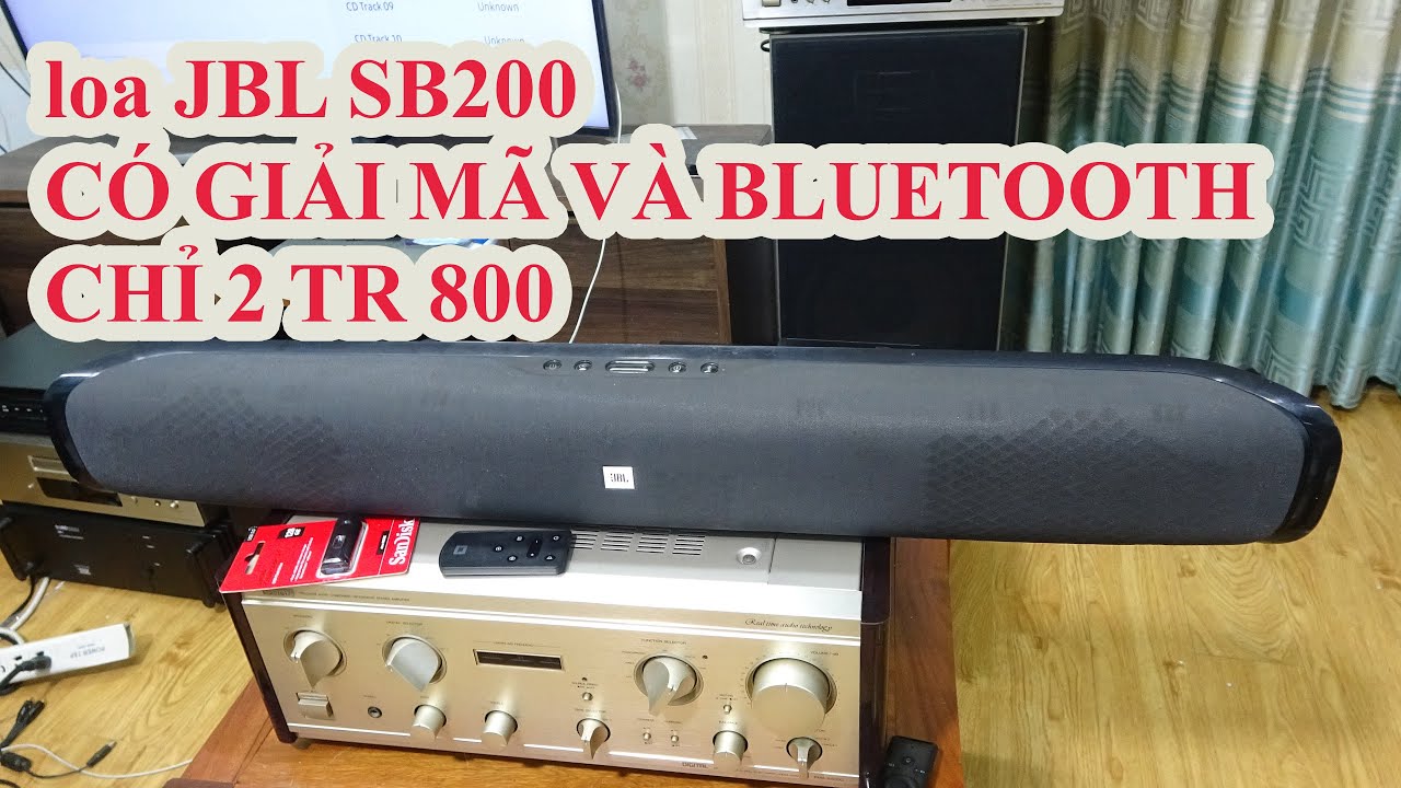 loa JBL Cinema sb200 chỉ 2 triệu 800,có giải mã,bluetooth - YouTube