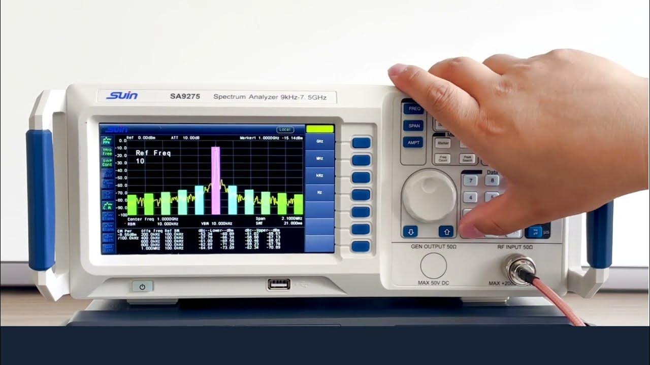 How to measure adjacent channel power by spectrum analyzer - YouTube