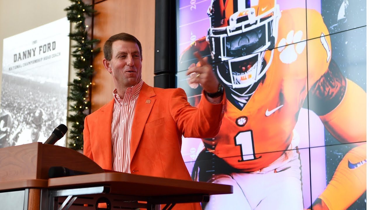 Clemson Football || National Signing Day Press Conference • Feb. 2019 ...