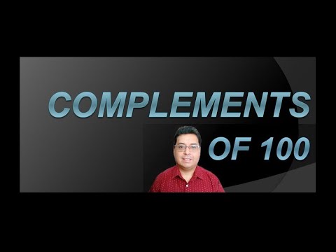 Complements of 100 Number Combination Math Video - YouTube