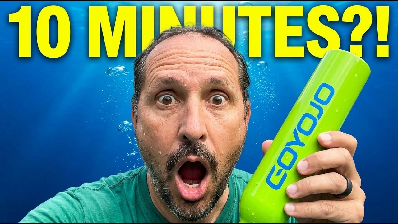 GOYOJO Mini Scuba Tank Review 2026 - YouTube