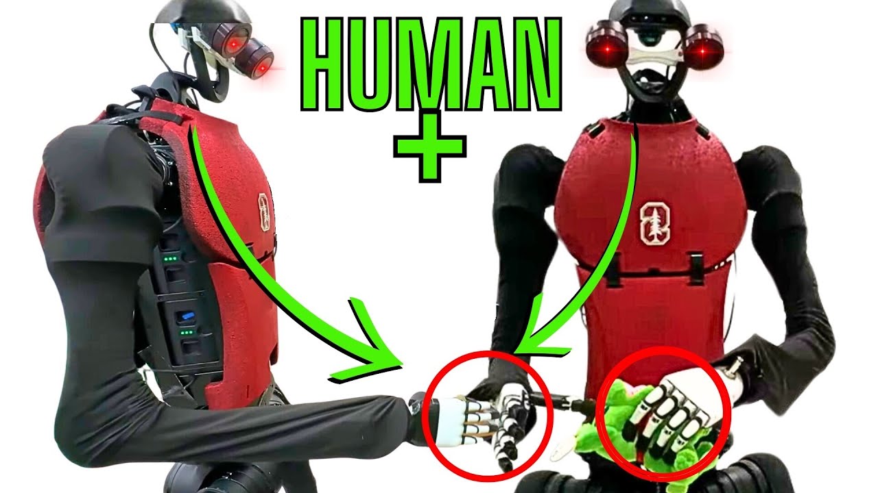 New HumanPlus 1.0 AI Robot Demos Breakthrough 33 DoF Tech Plus This (GOOGLE DEEPMIND BCI) - YouTube