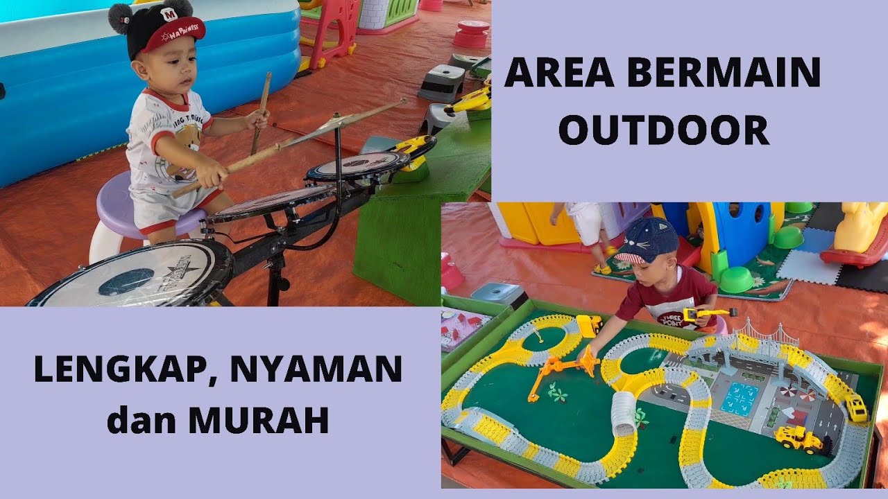 Area Bermain Anak di Outdoor Lengkap dan Murah di Kota Madiun - YouTube