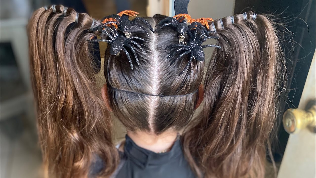 Bat wings! 🦇 Halloween hair!! Soo cute - YouTube