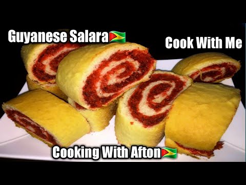 How To Make Guyanese Salara🇬🇾/Guyanese Pastry🇬🇾/Cooking With Afton🇬🇾 ...