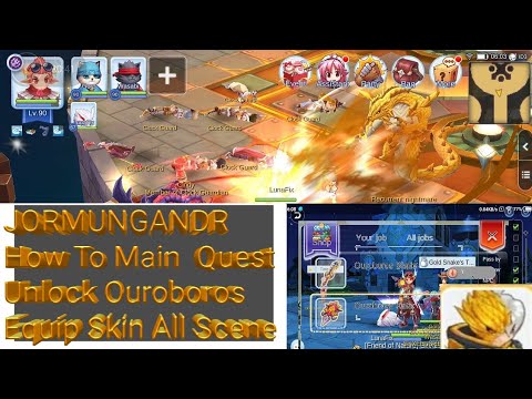 Ouroboros Skin All Scene - Ragnarok Mobile Aldebaran Quest Jormungandr ...