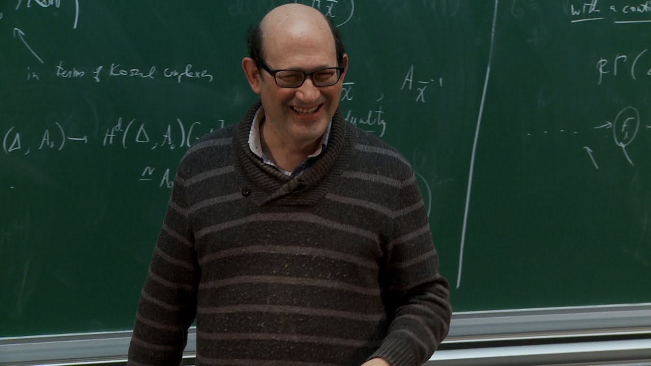 Ofer Gabber - Almost duality for nearby cycles of $O^+/p$ - YouTube