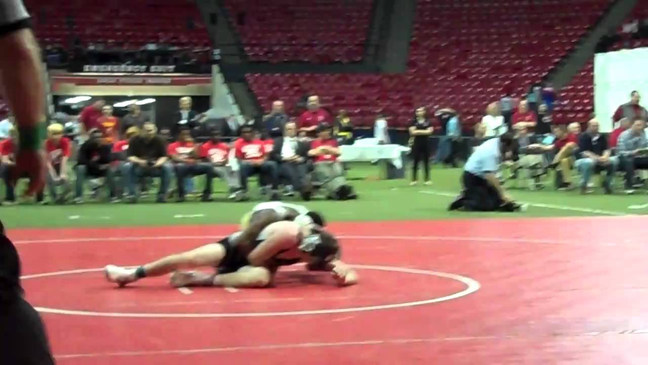 Demetrius Johnson vs Wes Cook, 1A/2A Md State Tournament 130 LB Final ...