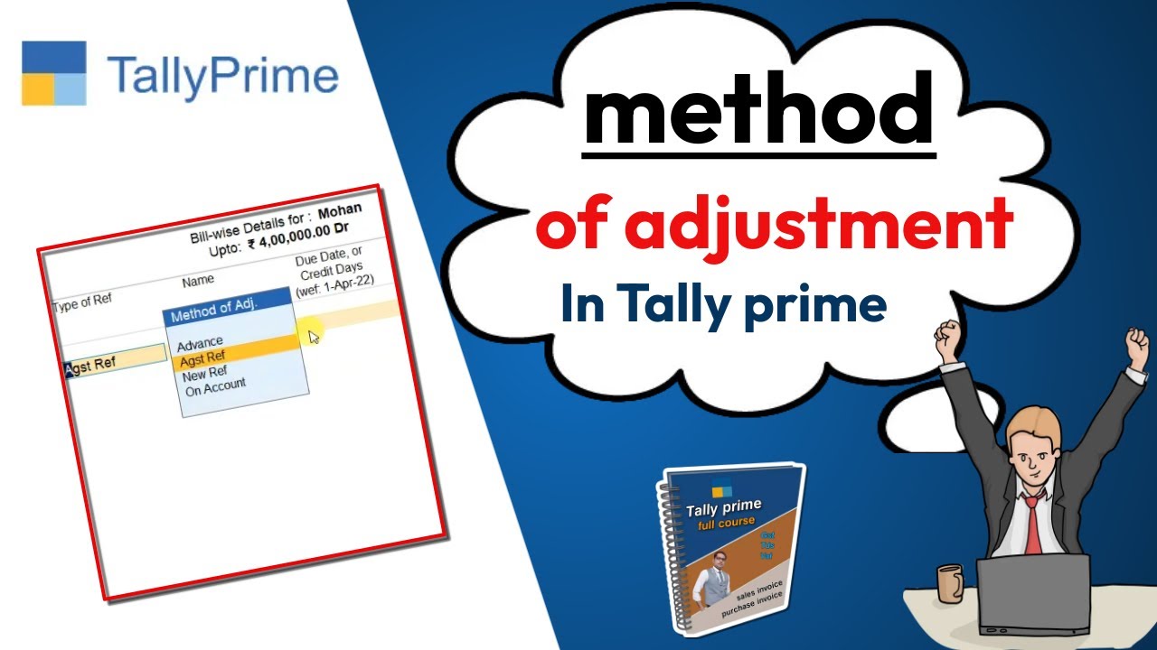 Against reference in tally prime || method of adjustment in tally prime || - YouTube