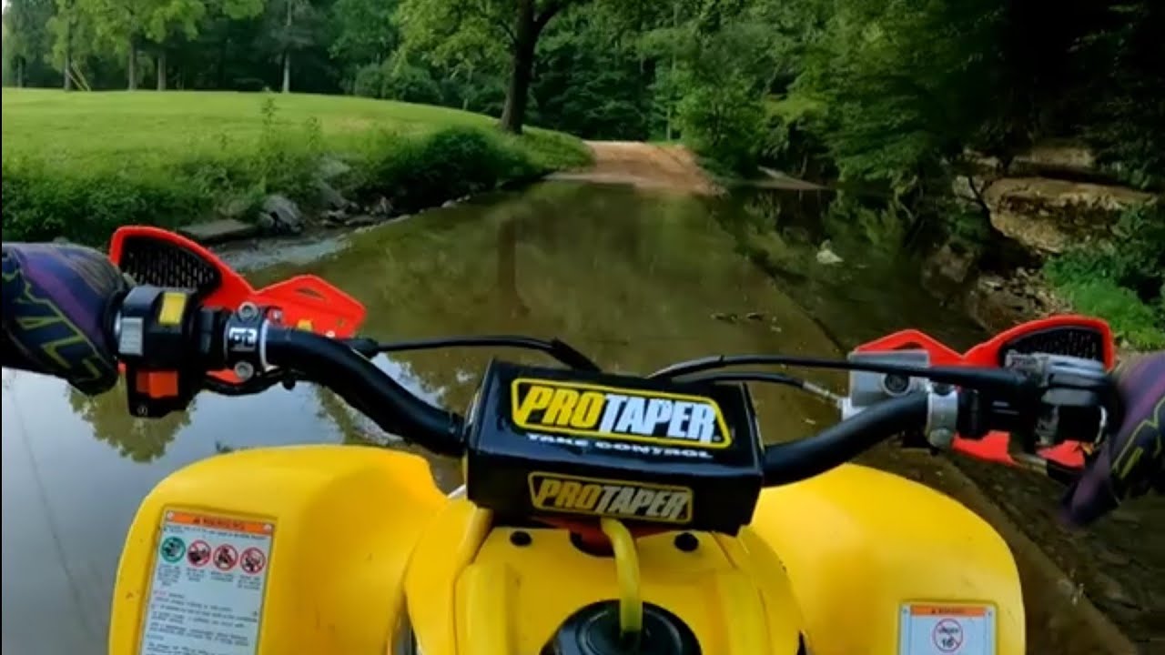 Honda 400ex Best Tennessee dirt roads 416 build explained - YouTube