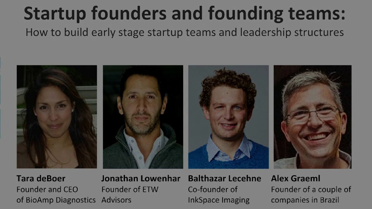 Startup founders and founding teams - YouTube