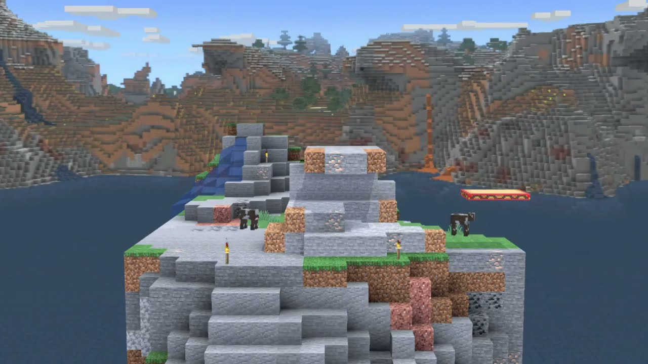 Minecraft World (Stone Shore) | Super Smash Bros Ultimate stage. - YouTube
